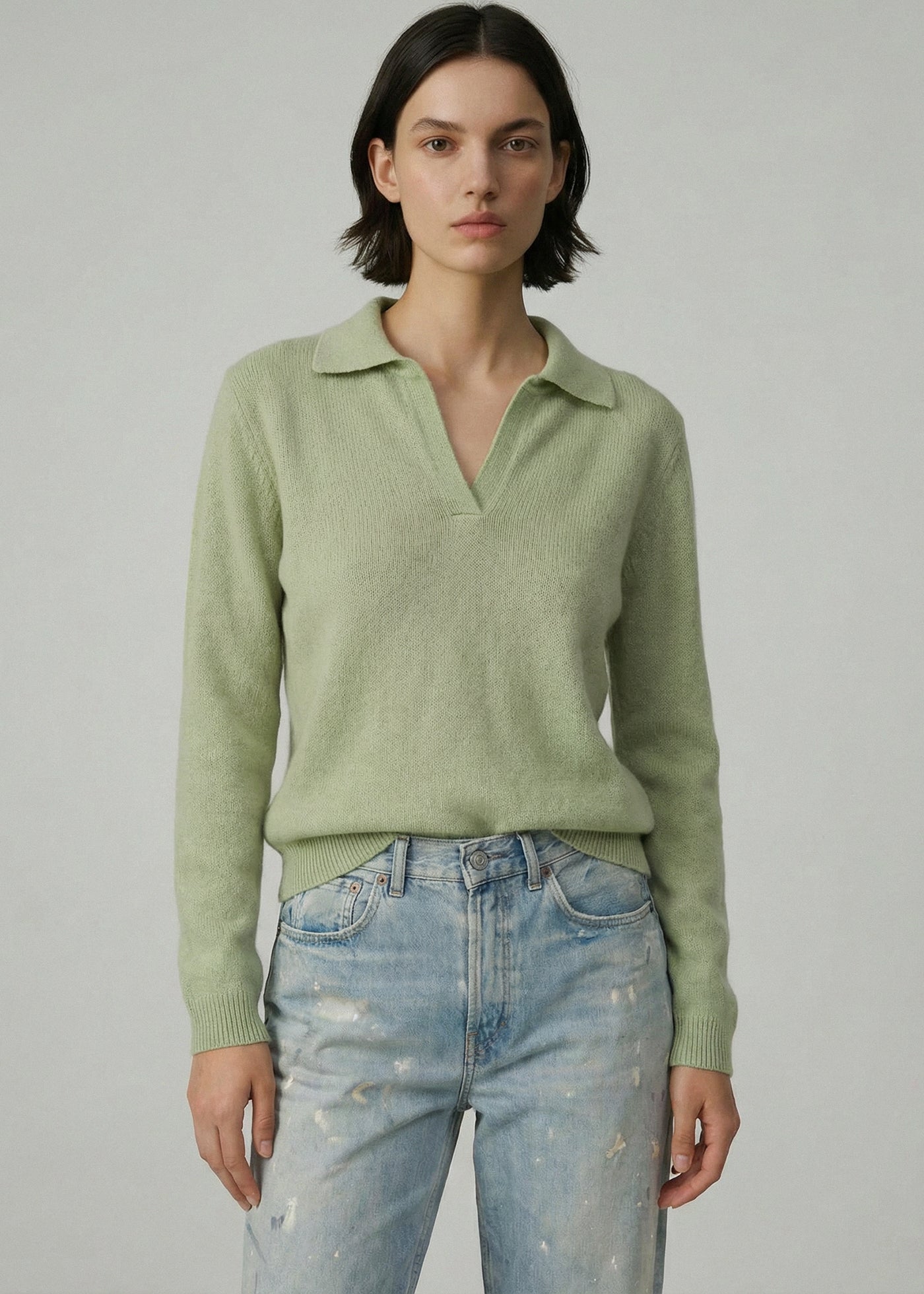 Aleger 522 Weekends Away Polo - Mint Cream – Hyde Boutique